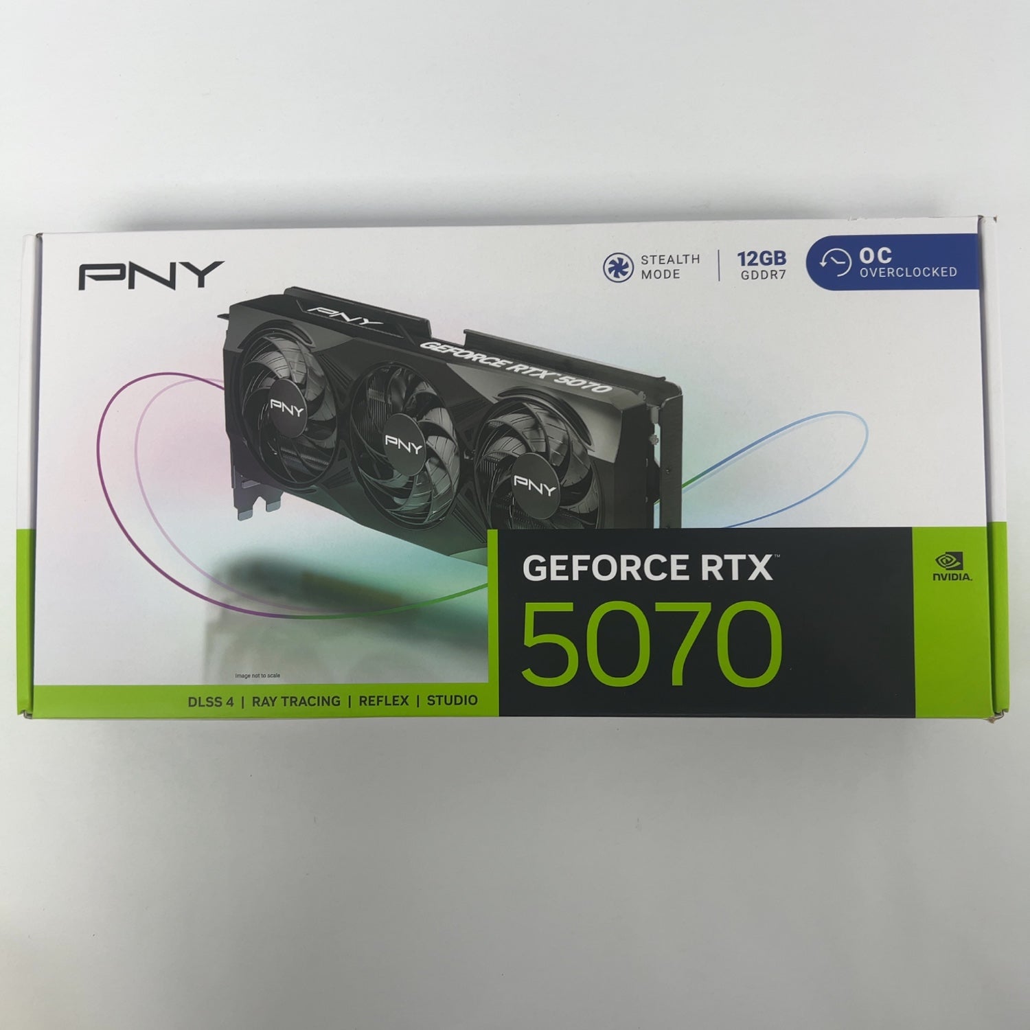 PNY NVIDIA GeForce RTX 5070 Computer PC Graphics Card OC 12GB GDDR7 ...